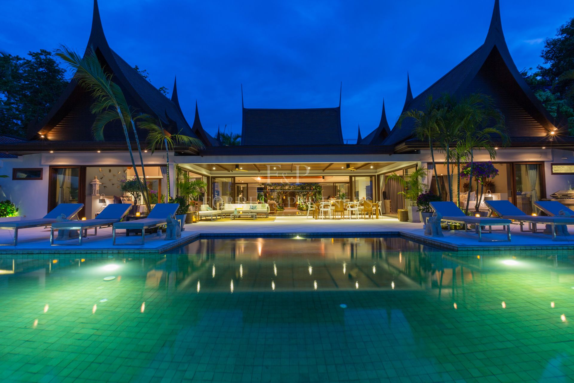 4-Bedroom Luxury Beachfront Villa For Rent with Private Chef at Bang Rak, Koh Samui - Forbes ...