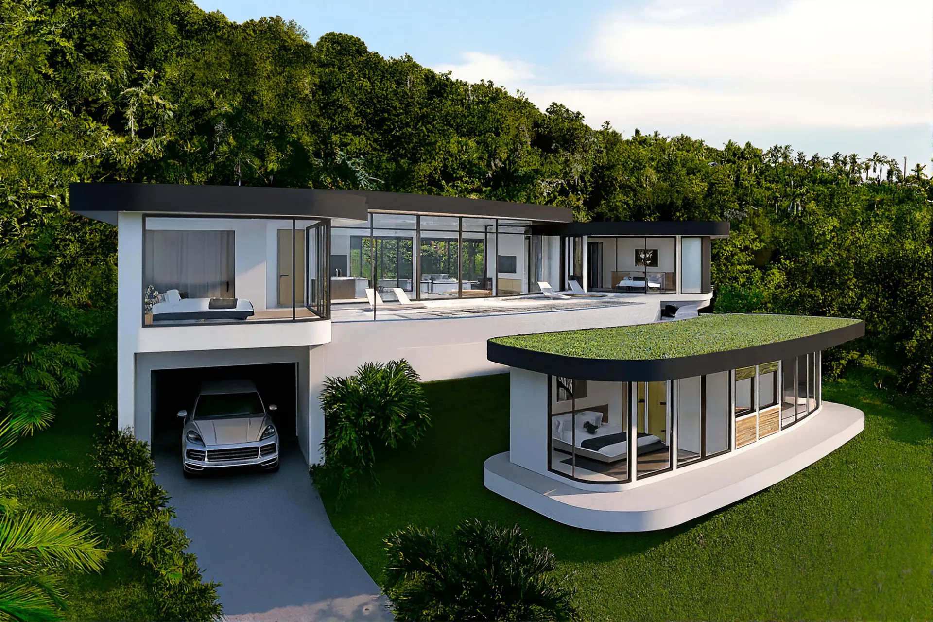 Exclusive Two to Five Bedroom Tropical Villas with Sea Views and ...