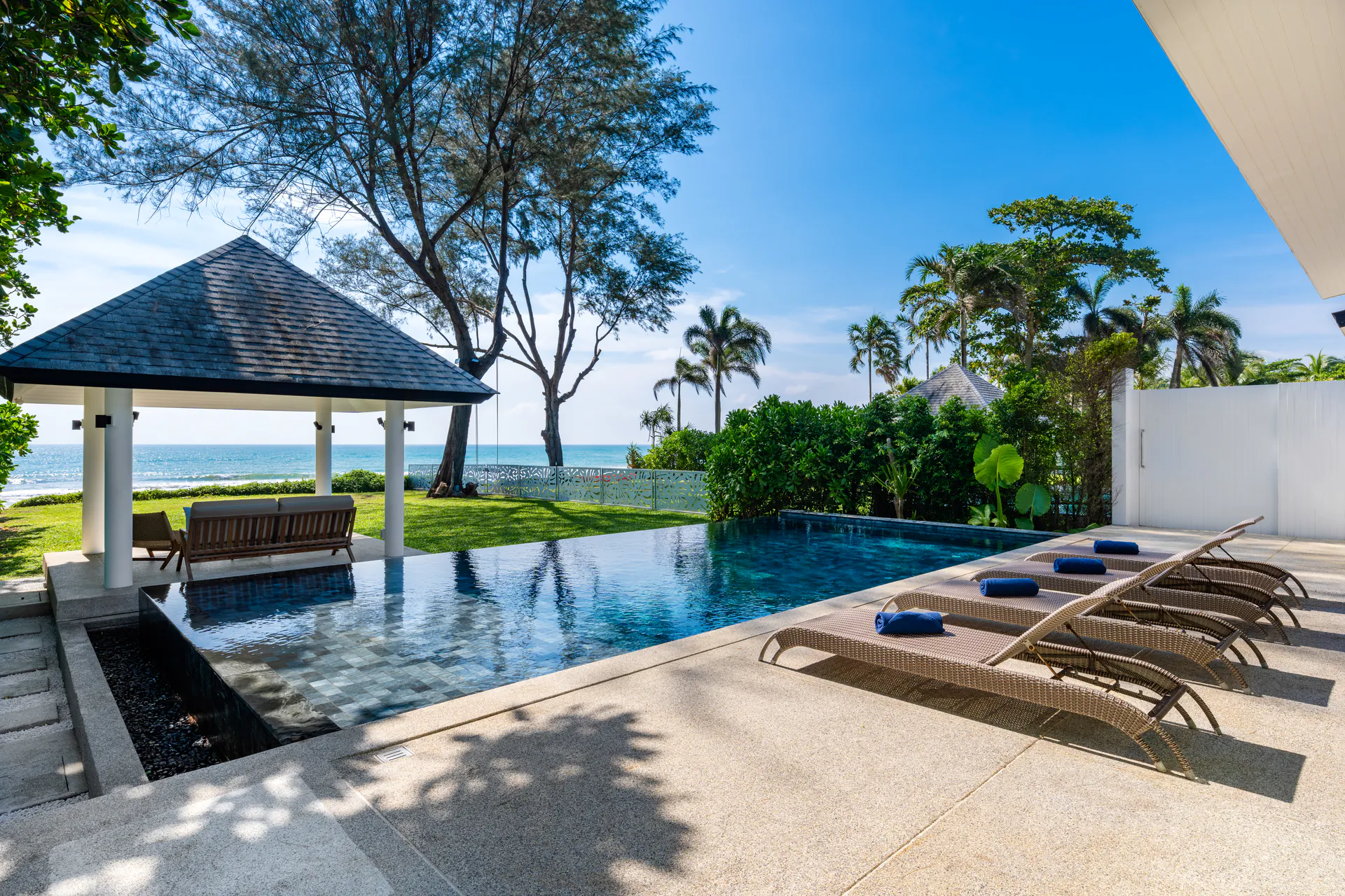 Lavish 5-Bedroom Beachfront Villa On Sunset Coast With Full Staff ...